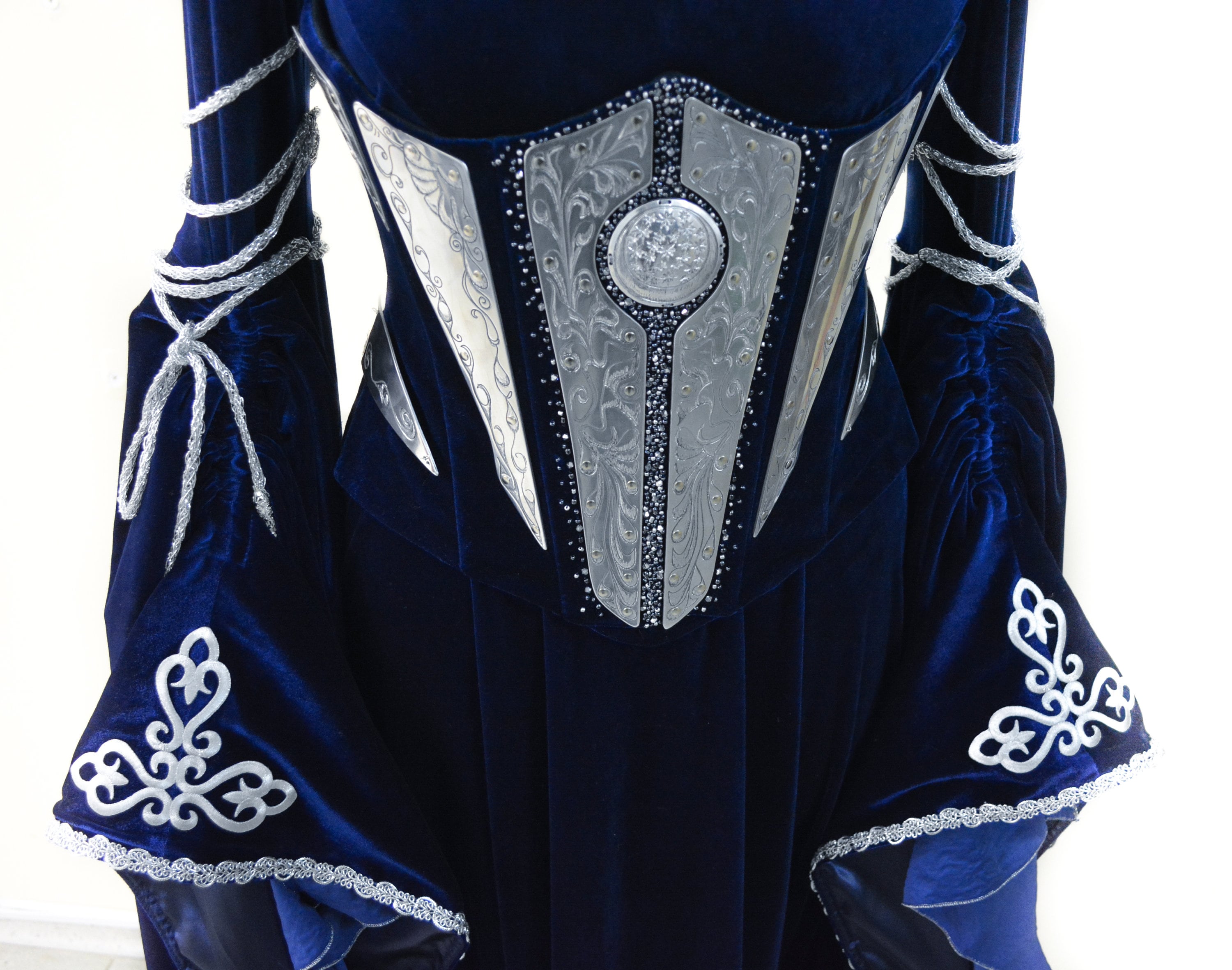 Midnight Blue Elven Dress Fantasy Elven Wedding Dress LARP - Etsy UK