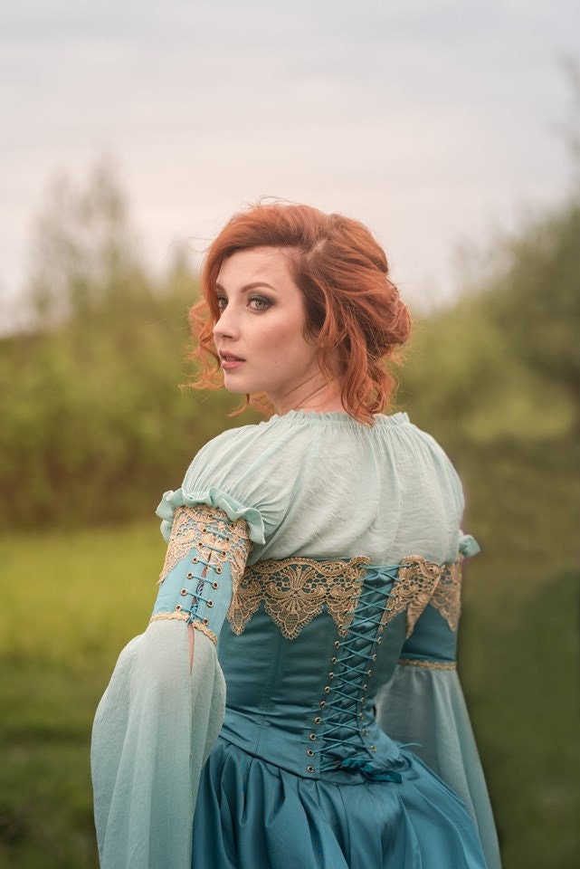Italian Blue Renaissance Dress Renaissance Faire Costume - Etsy Canada
