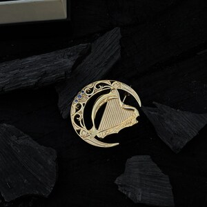 Fantasy LARP Brooch Harpers Pin, Board Table Games Fan Jewelry - Etsy