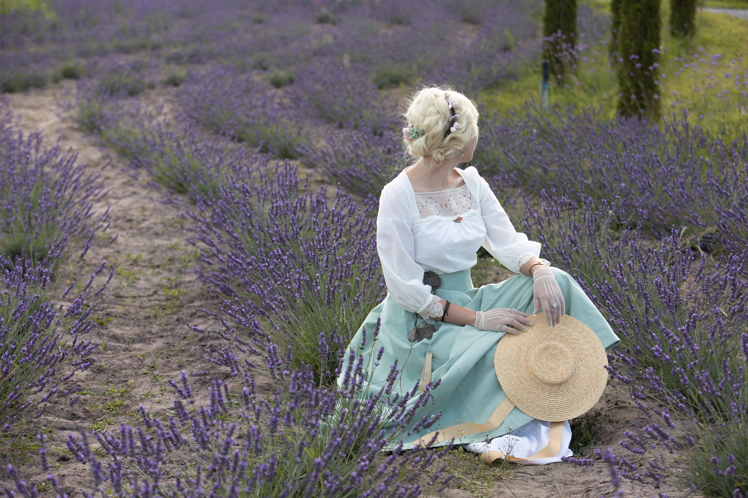 Edwardian Style Costume Cottage Core Prairie Dress Cotton - Etsy UK