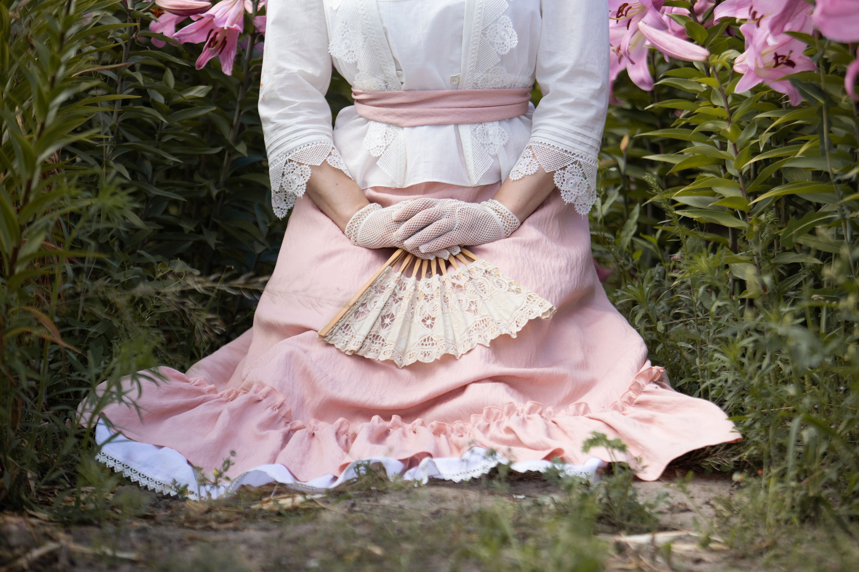 Edwardian Style Kostüm Cottage Core Prärie Kleid - Etsy.de