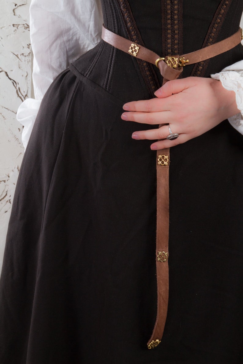 Cocoa Brown Renaissance Dress Spanish Renaissance Gown - Etsy