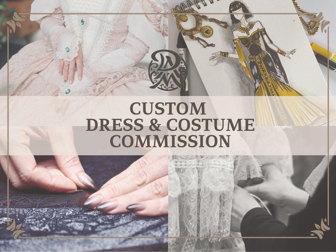 Luxury Custom Commission Dress, Cosplay Costume, Custom Wedding Dress ...