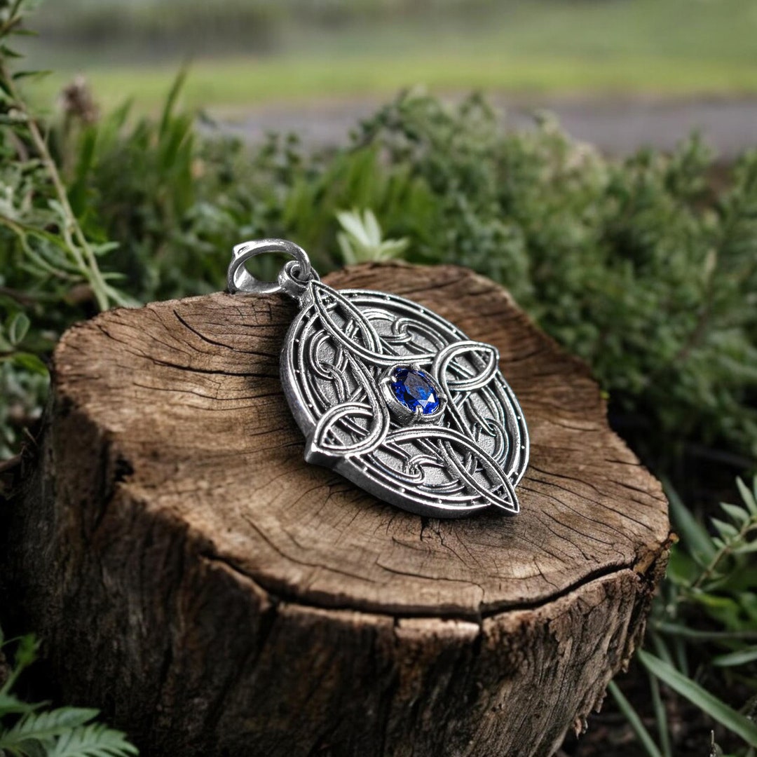 Sterling Silver Amulet of Mara Necklace, Goddess of Love Protection ...