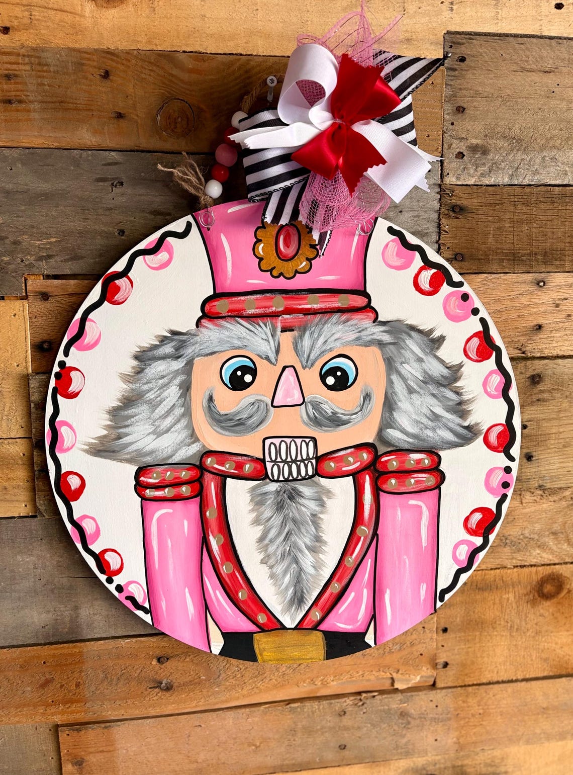 Nutcracker Door Hanger, Christmas Door Hanger, Christmas, Holiday Door ...