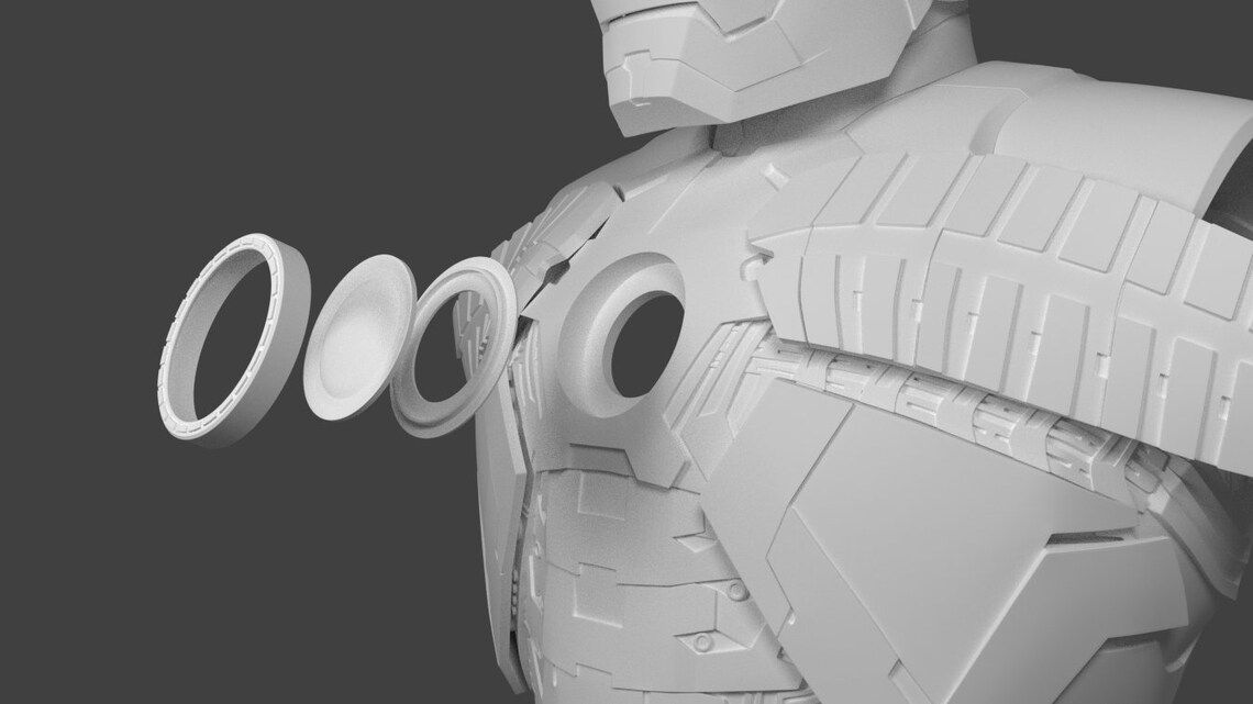 Iron Man Mark 5 Suit Armor Digital Files for 3d Print - Etsy