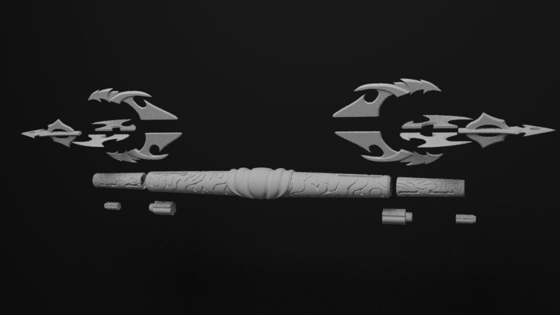 AVP Predator Requiem Spear/staff Digital Print Files Extended - Etsy