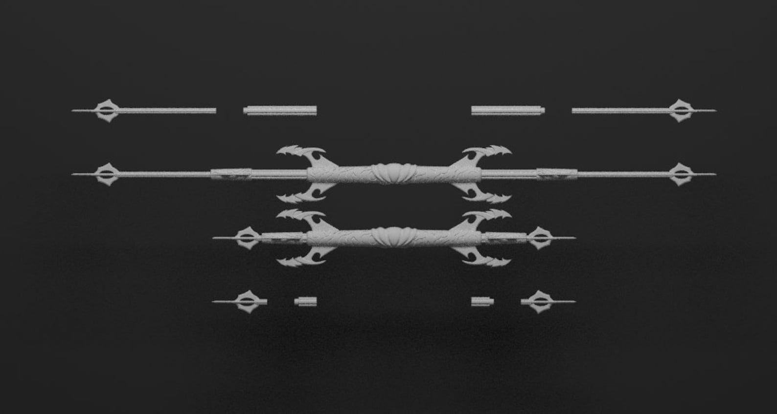 AVP Predator Requiem Spear/staff Digital Print Files Extended and ...