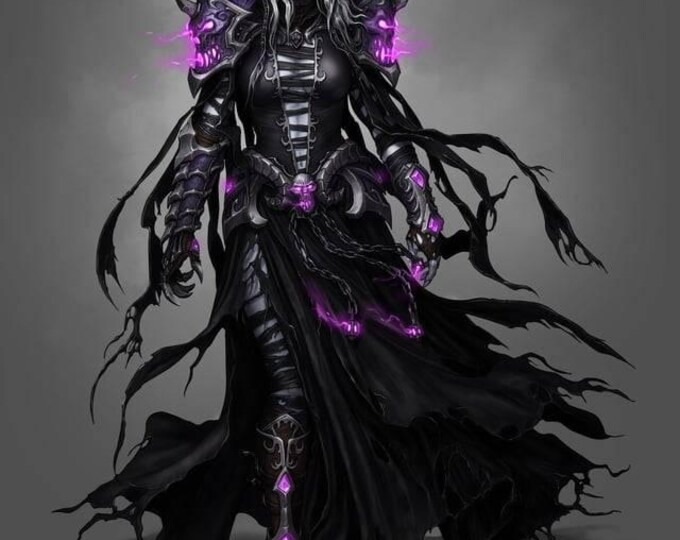 Ebon Blade Sylvana Banshee Custom Armor Digital Files - Etsy