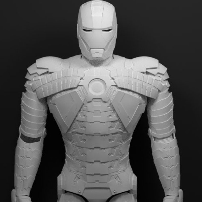3d Print Iron Man Suit File - Etsy