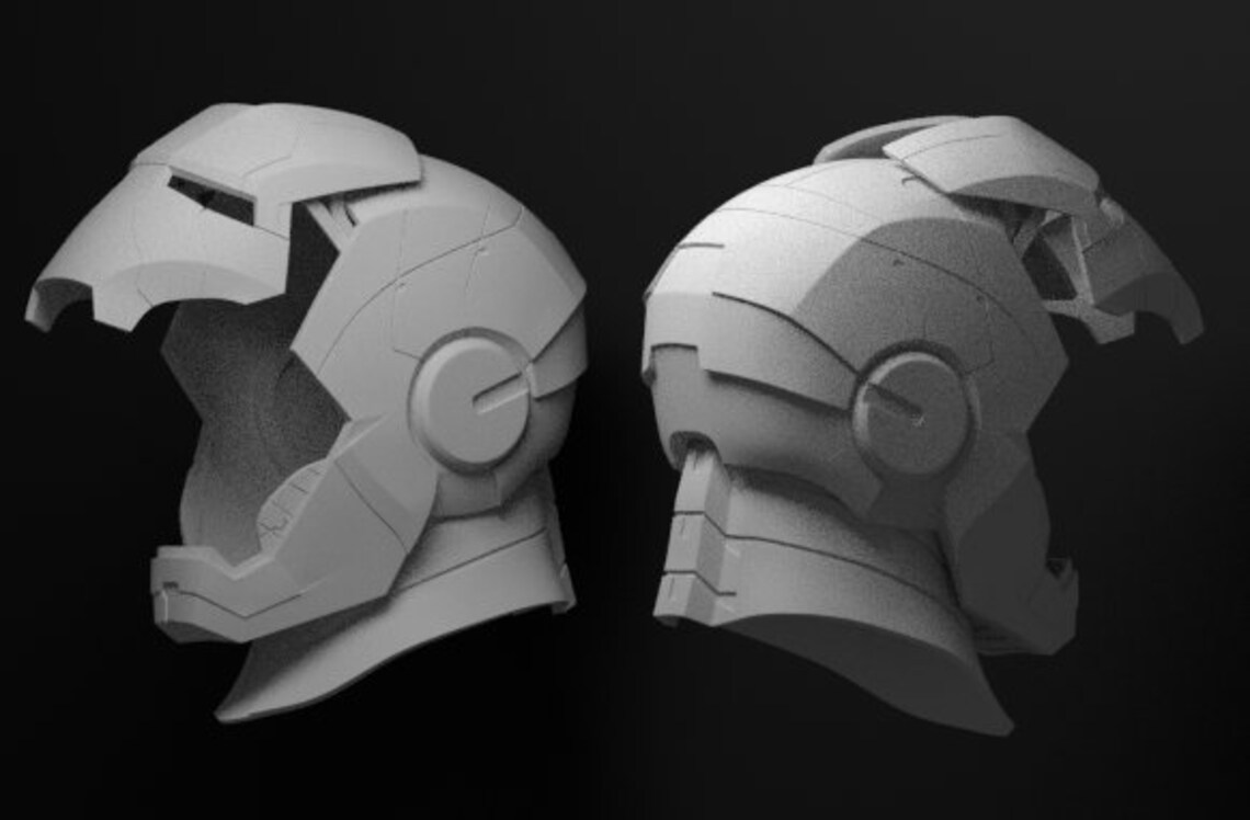 Iron Man MK V Helmet Digital Files for 3d Print - Etsy