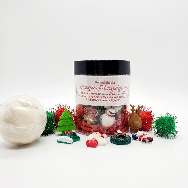 Magic Holiday Playdough Sensory Kit - Etsy Canada