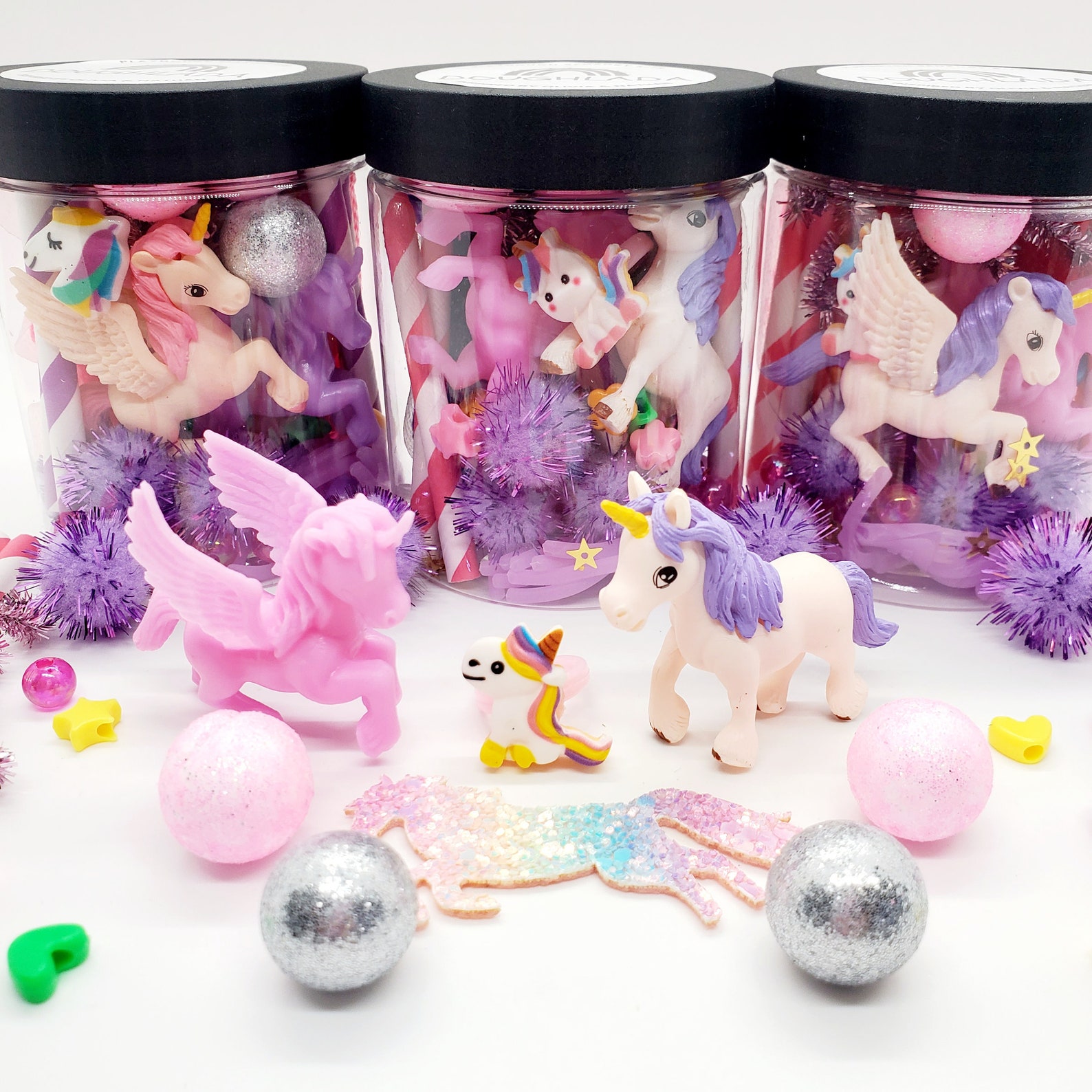 Unicorn Mini Playdough Sensory Kit - Etsy