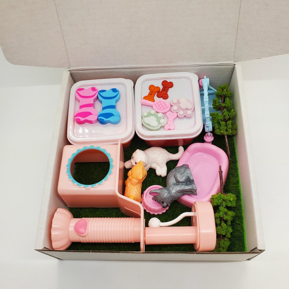 Kitty Cat Playdough Sensory Kit - Etsy