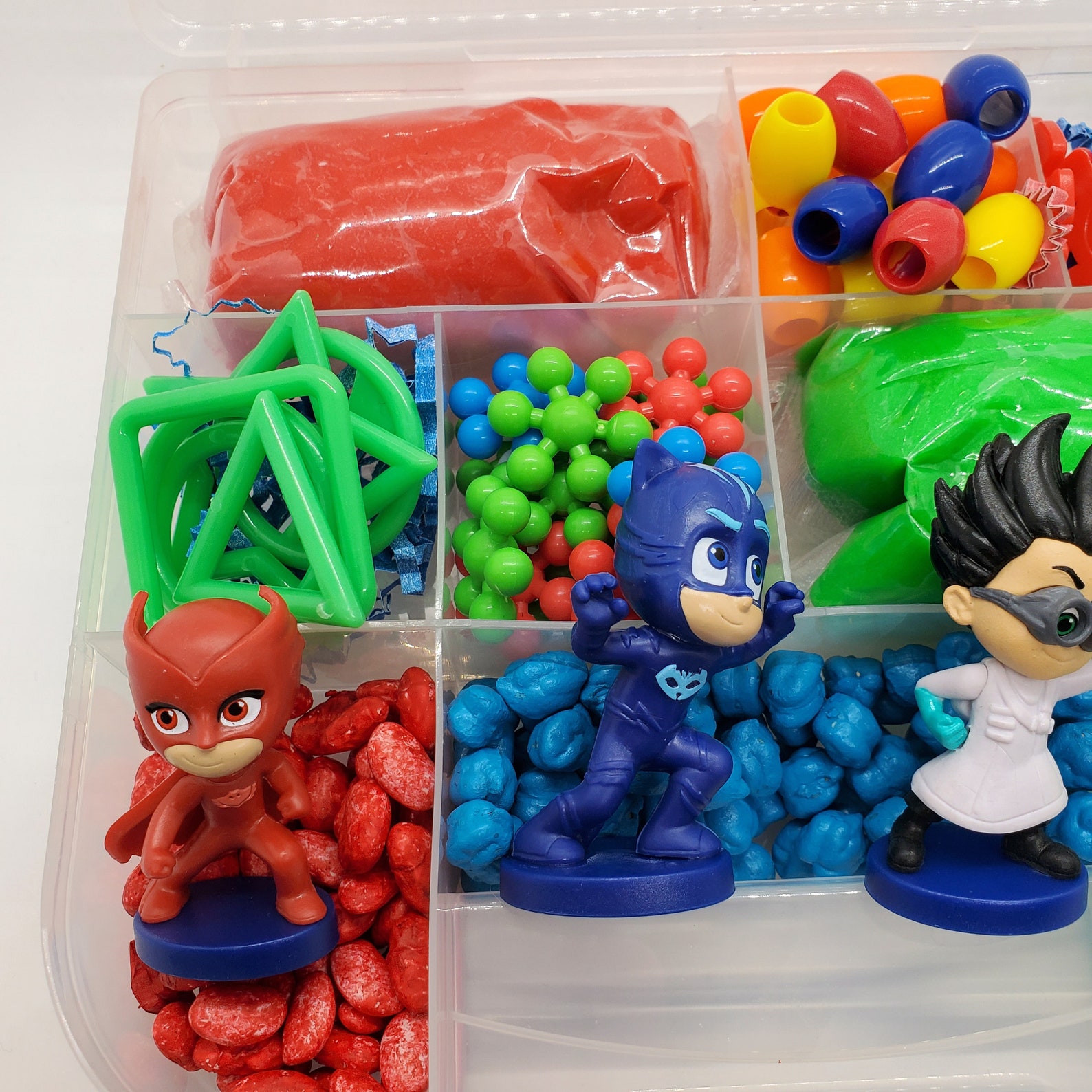 PJ Masks Playdough Sensory Kit - Etsy