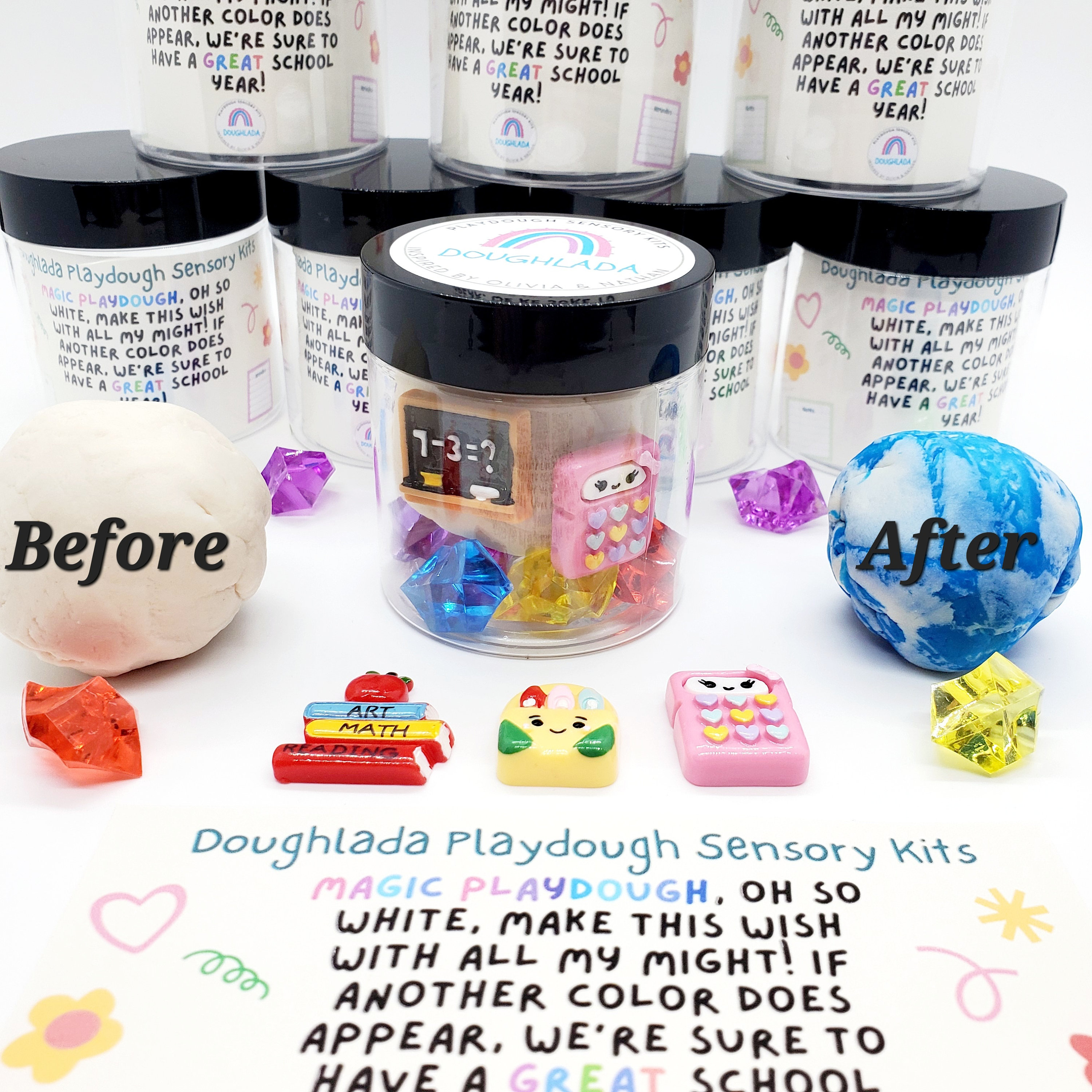 Magic Color Changing Back to School Playdough Jar - Etsy