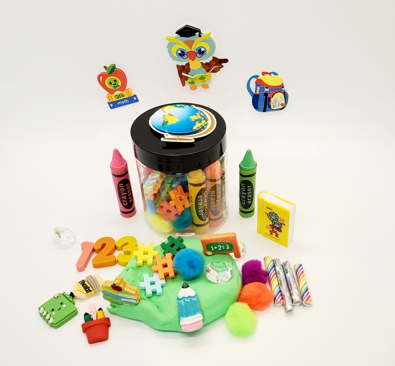 Back to School Playdough Sensory Kit - Etsy