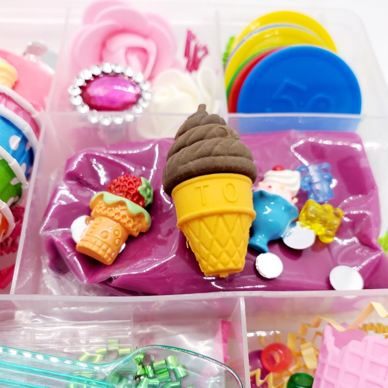 Ice Cream Playdough Sensory Kit - Etsy