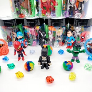 Superhero Playdough Sensory Kit - Etsy