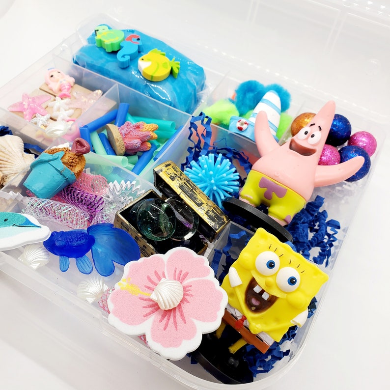 Spongebob Playdough Sensory Kit - Etsy