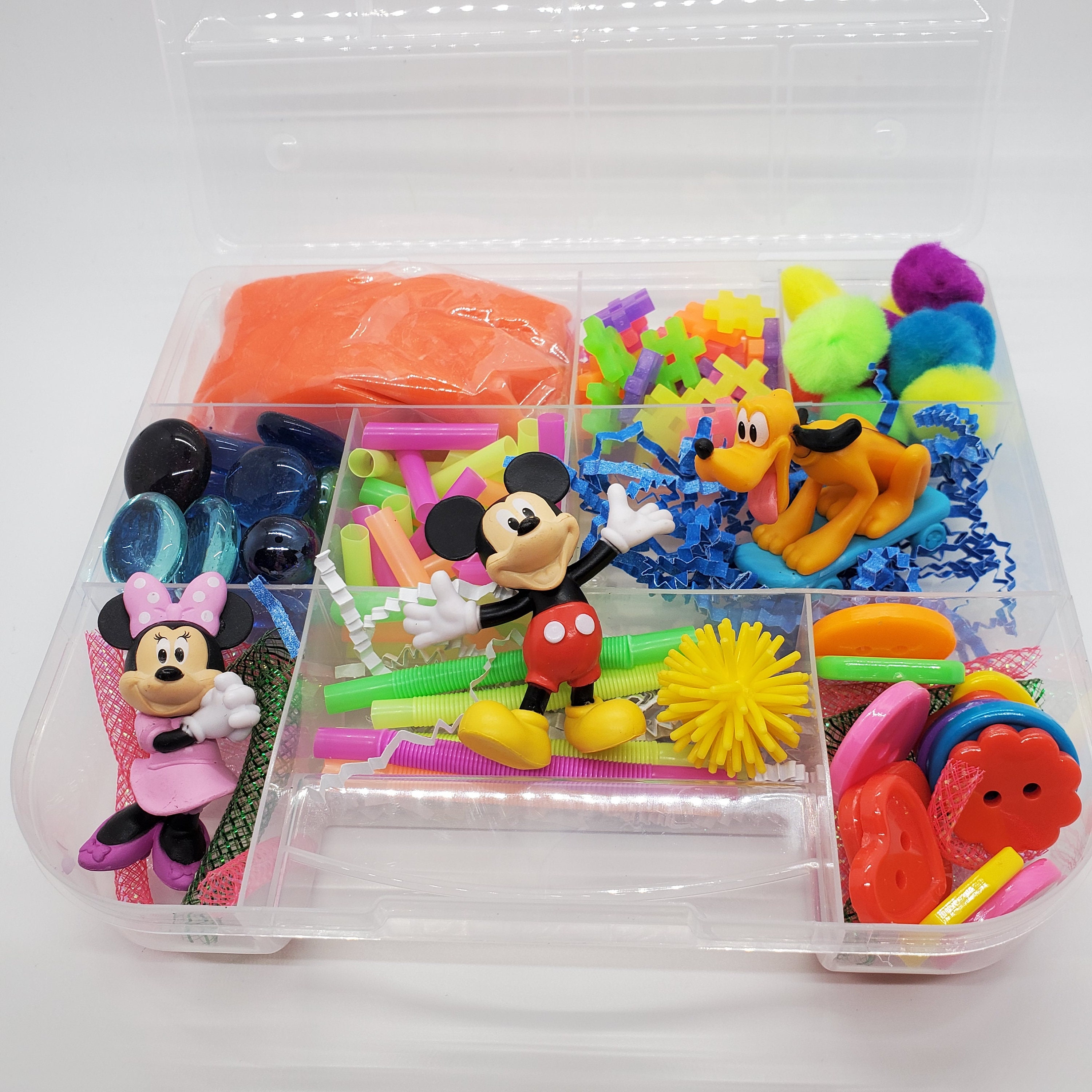 Mickey and Friends Playdough Sensory Kit - Etsy