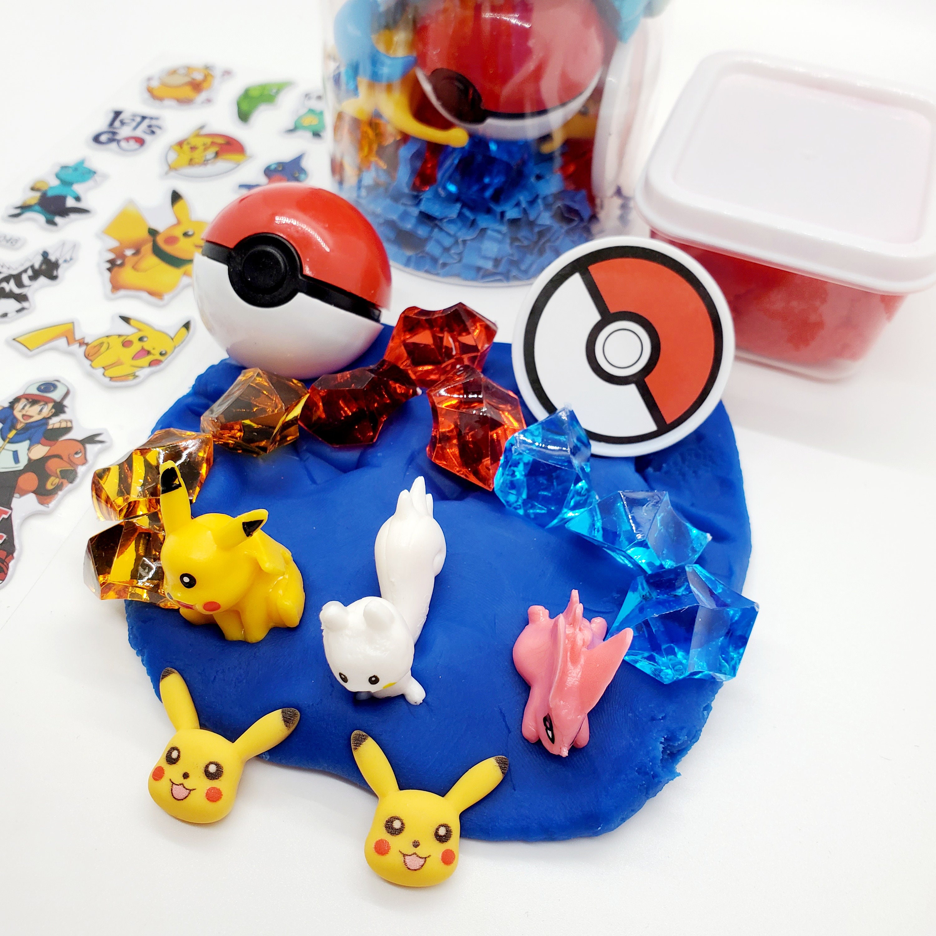 Pokemon Playdough Sensory Kit - Etsy