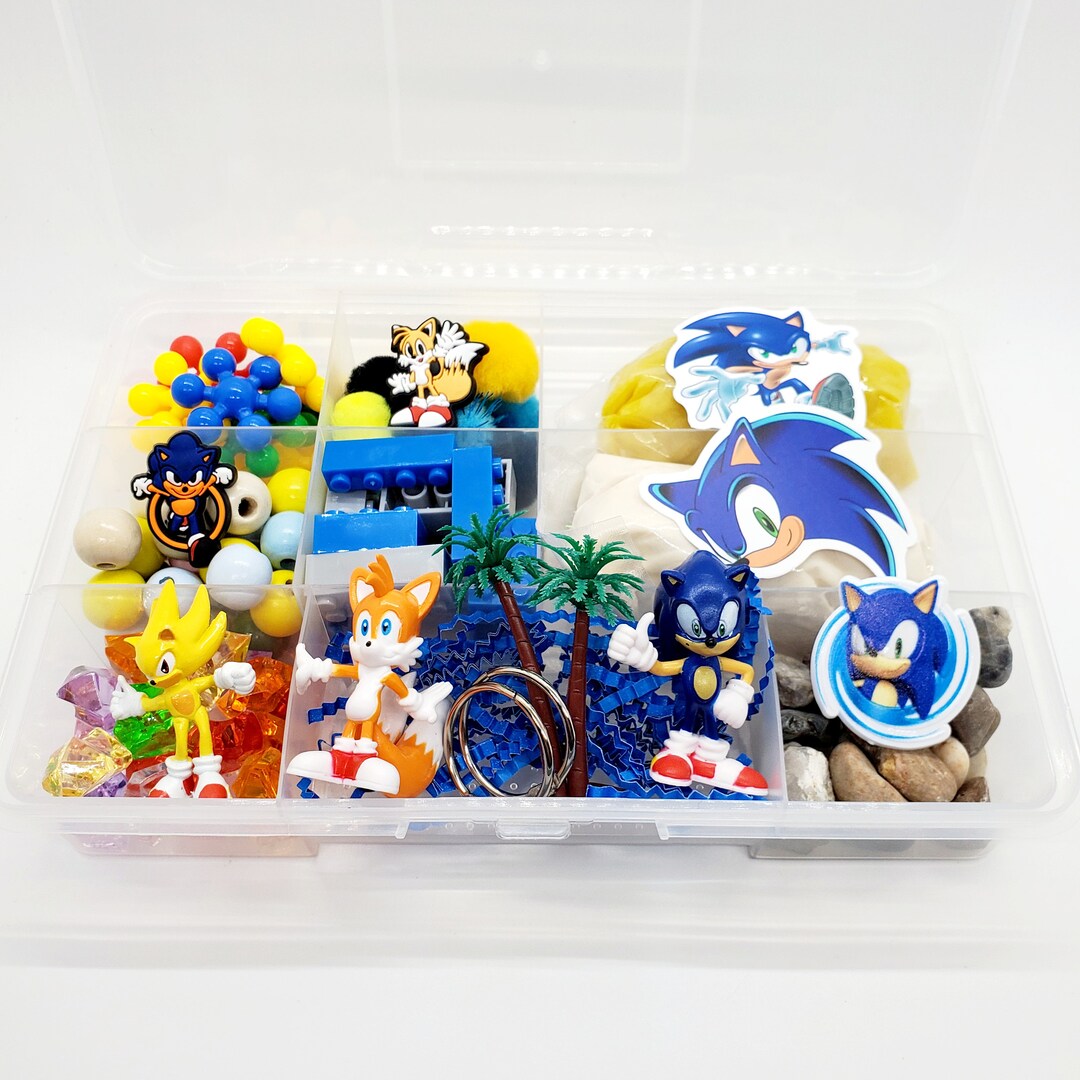 Sonic the Hedgehog Playdough Sensory Kit - Etsy