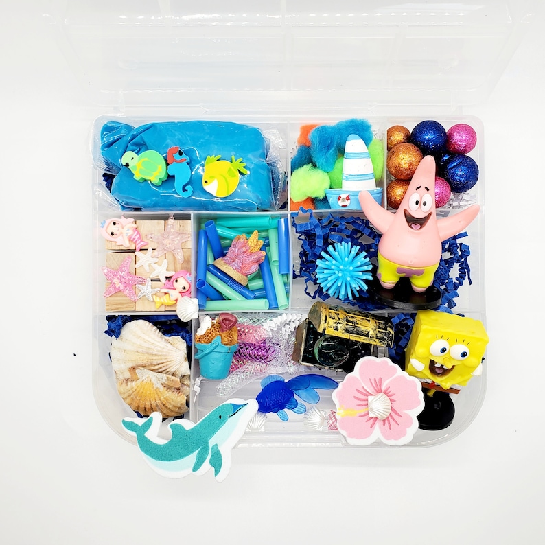 Spongebob Playdough Sensory Kit - Etsy