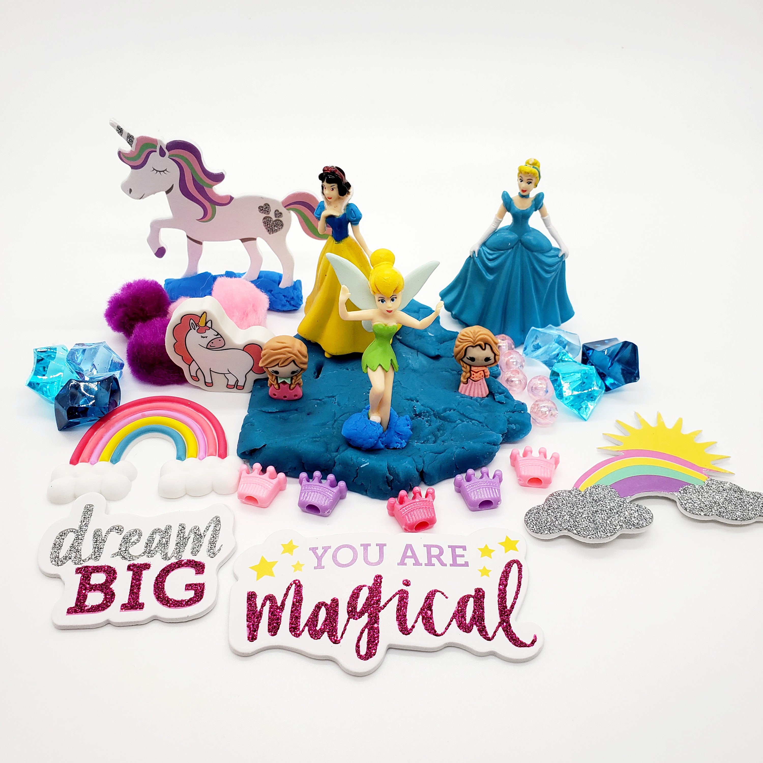 Disney Princess Playdough Sensory Kit - Etsy