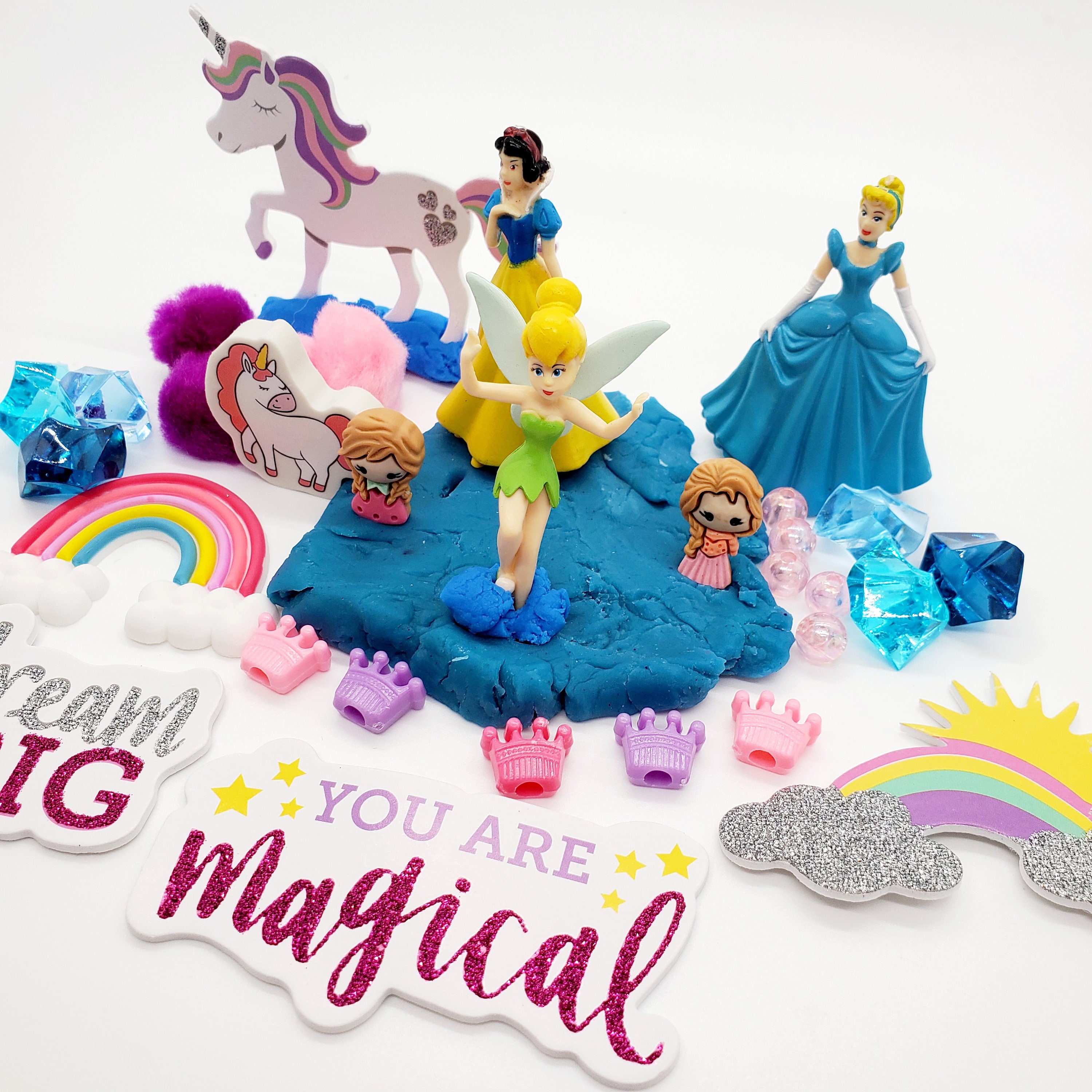 Disney Princess Playdough Sensory Kit - Etsy