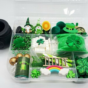 St. Patricks Day Playdough Sensory Kit - Etsy