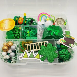 St. Patricks Day Playdough Sensory Kit - Etsy