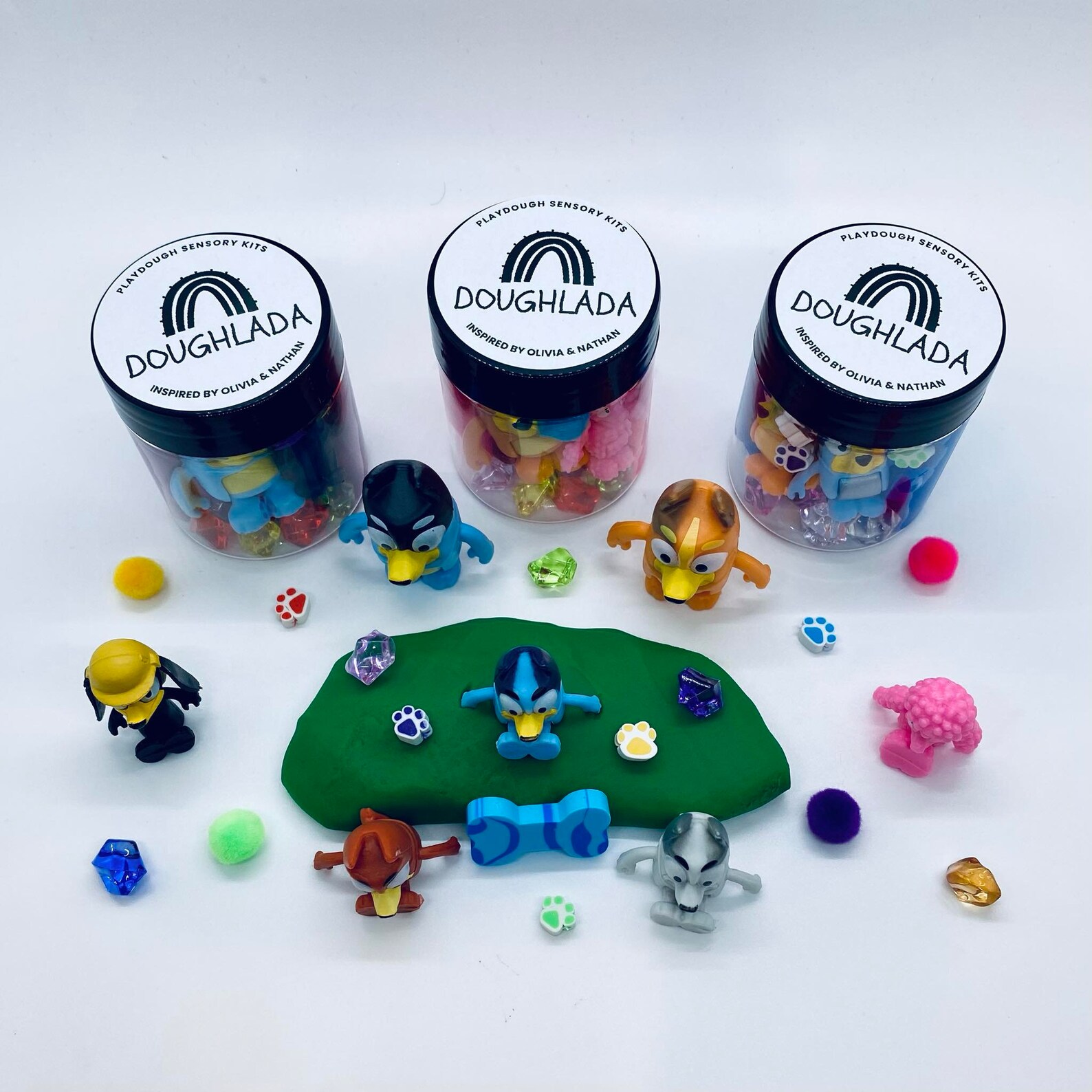 Bluey Playdough Sensory Kit - Etsy