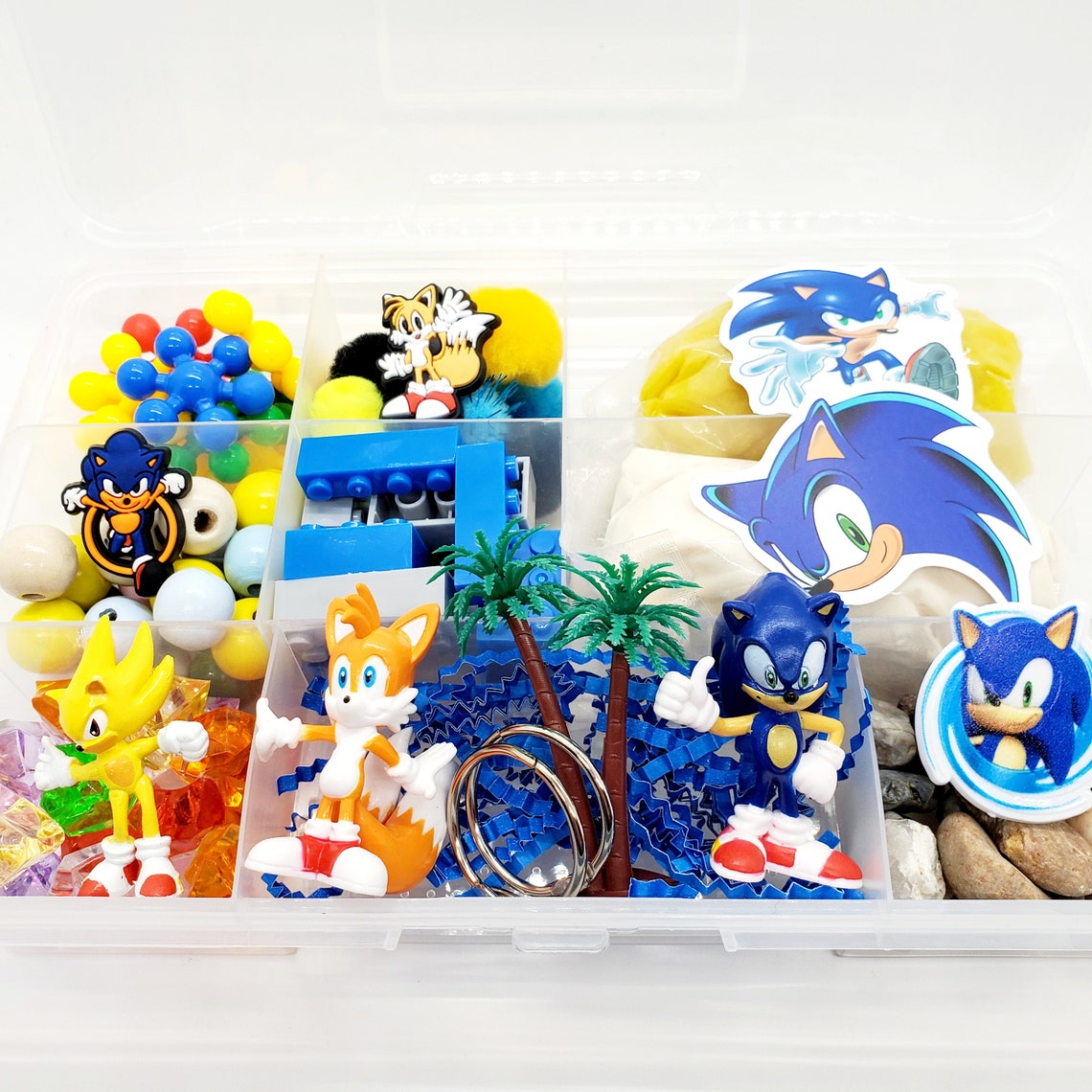 Sonic the Hedgehog Playdough Sensory Kit - Etsy