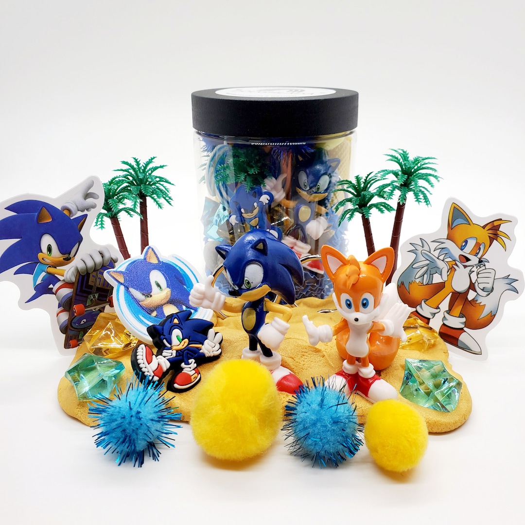Sonic the Hedgehog Playdough Sensory Kit - Etsy