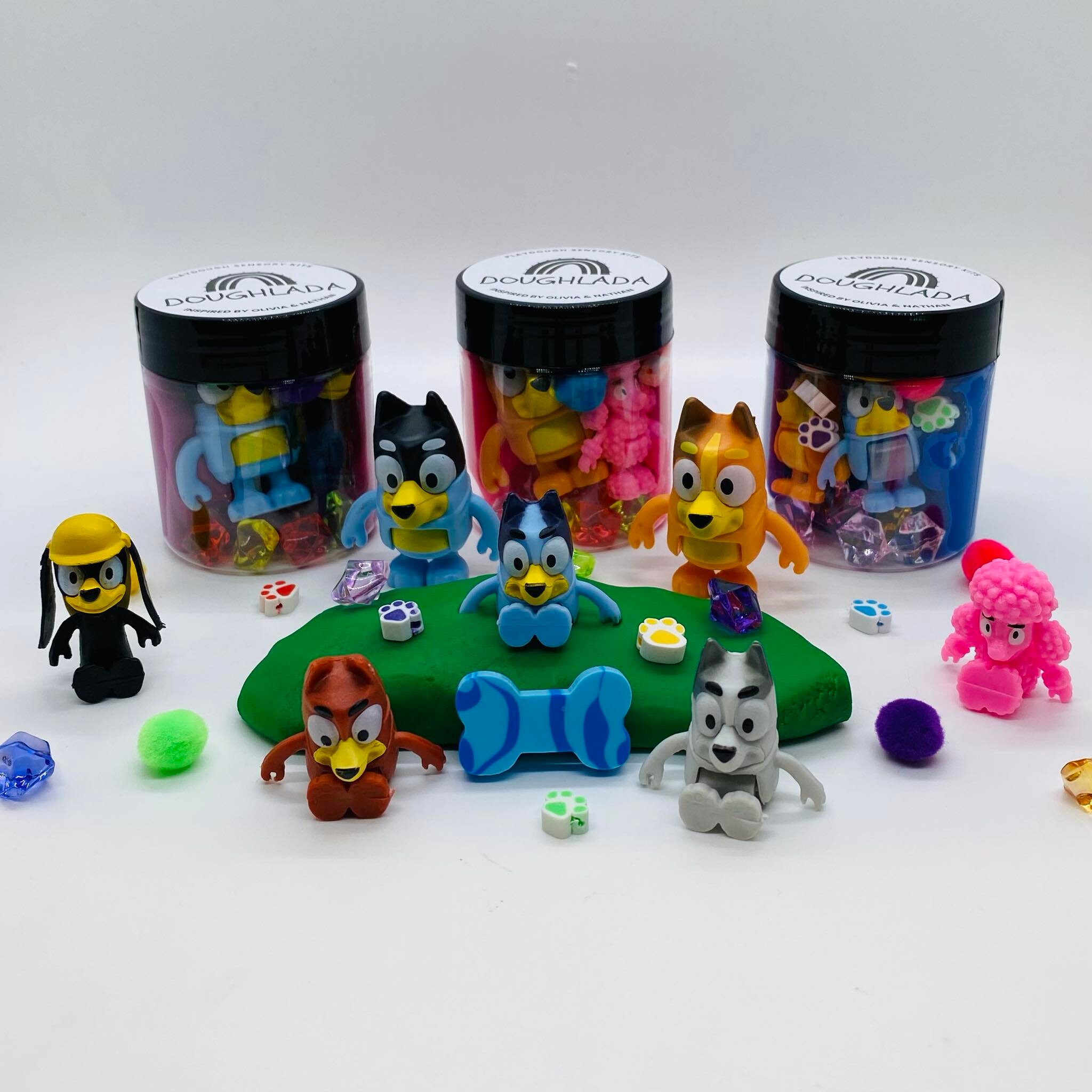 Bluey Playdough Sensory Kit - Etsy