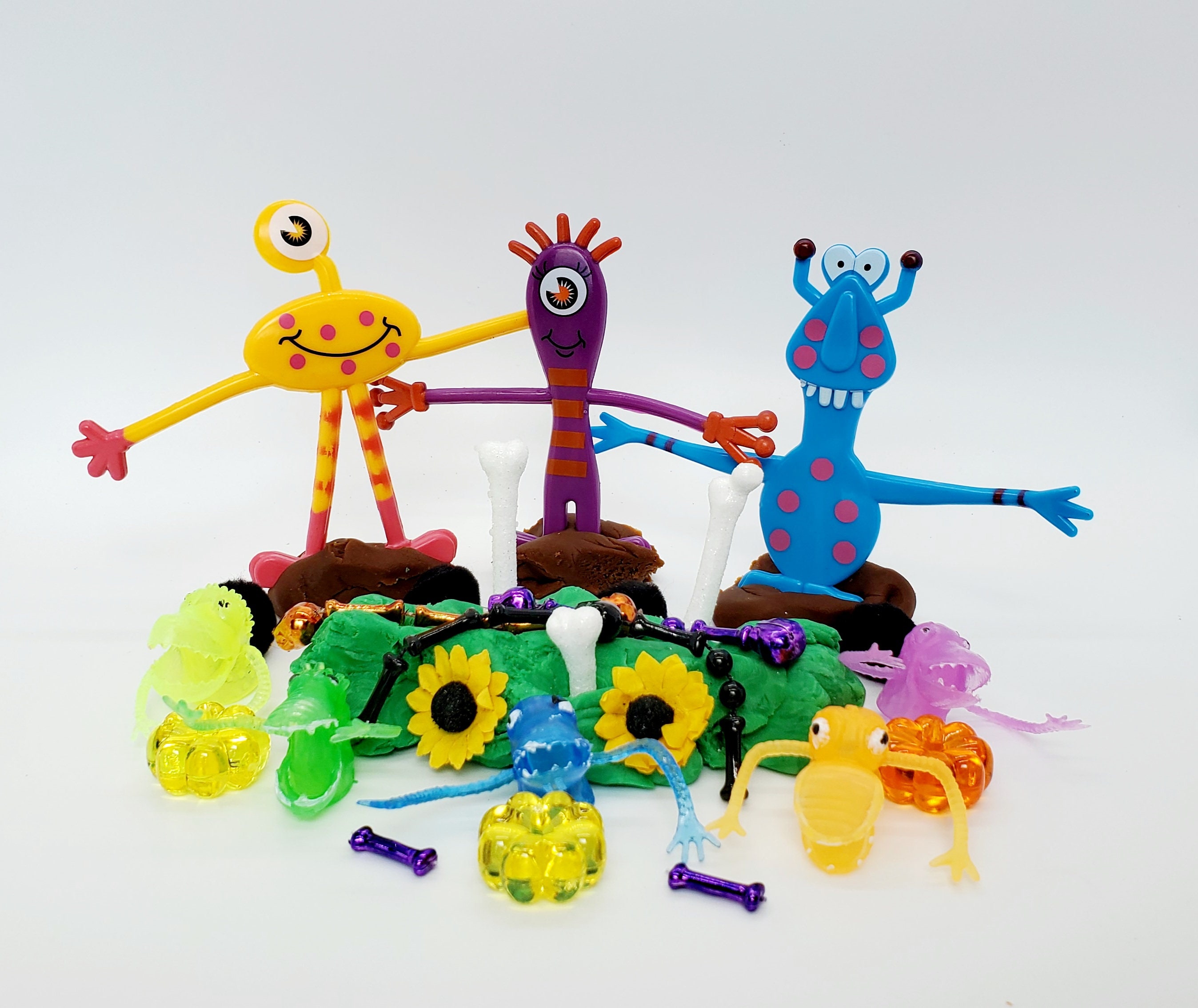 Monster Halloween Playdough Sensory Kit - Etsy