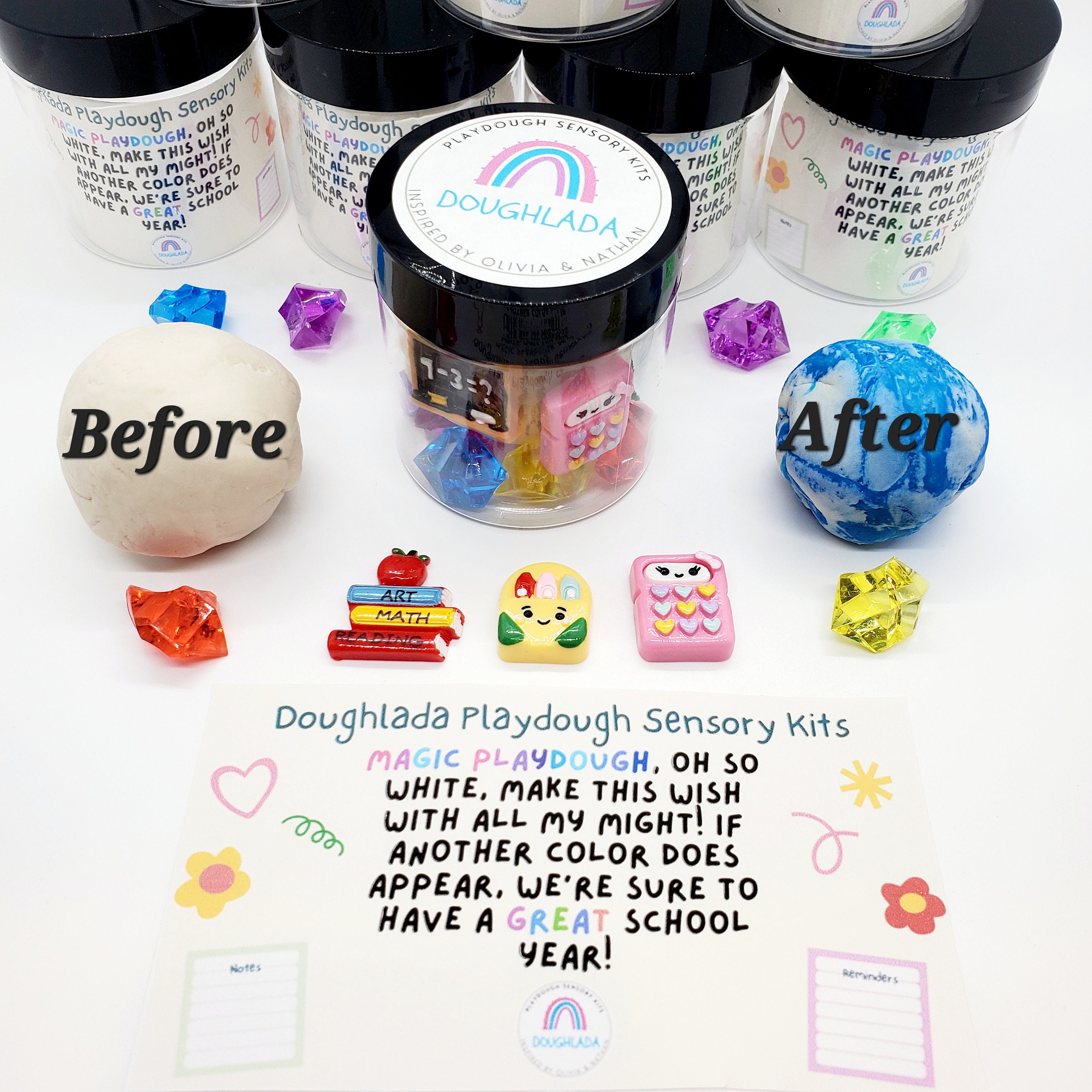 Magic Color Changing Back to School Playdough Jar - Etsy