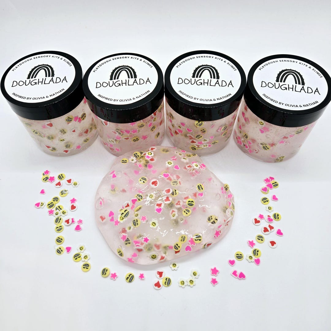 Emoji Heart Valentine Slime - Etsy