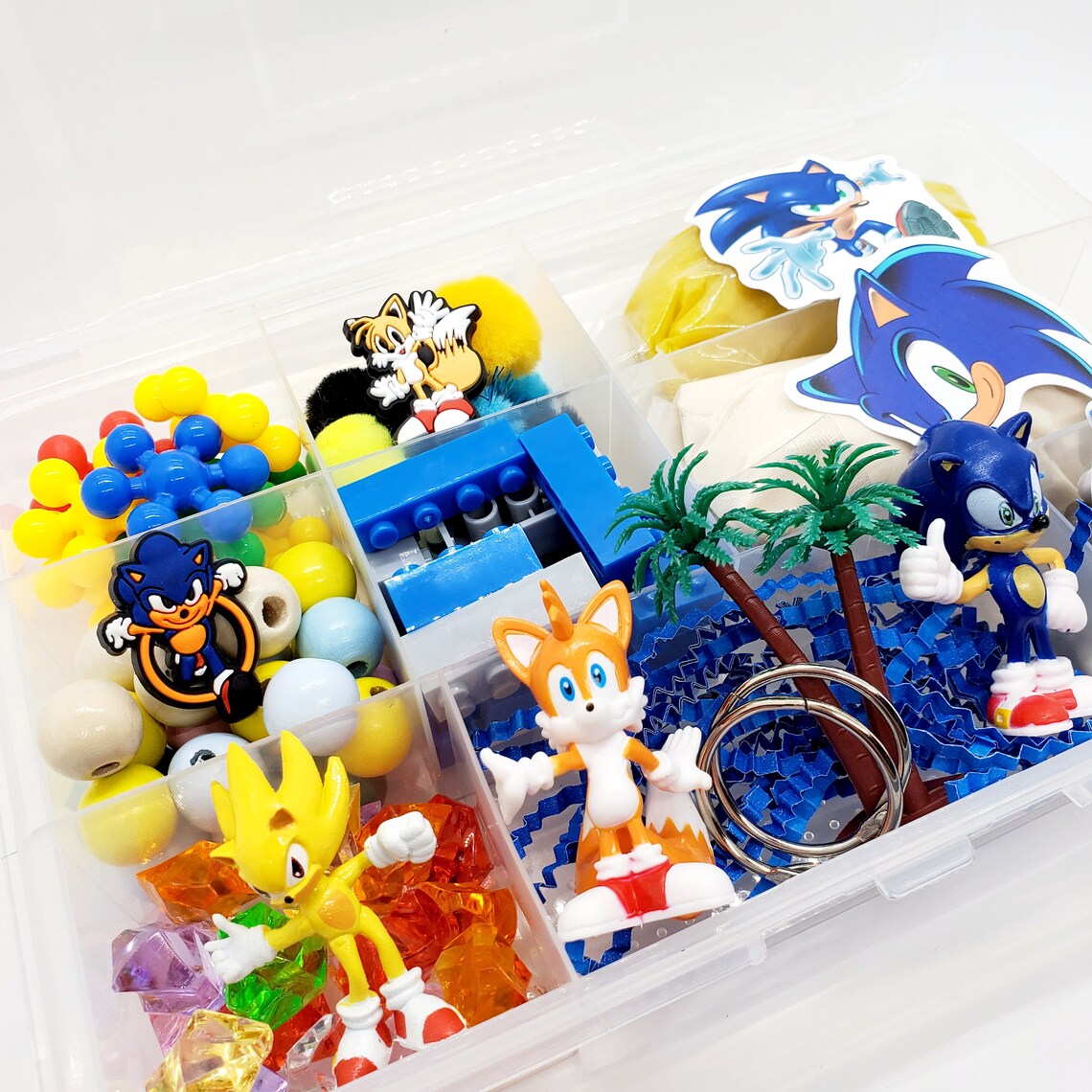 Sonic the Hedgehog Playdough Sensory Kit - Etsy