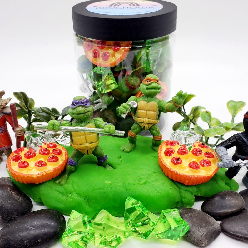 Teenage Mutant Ninja Turtle Playdough Sensory Kit - Etsy UK