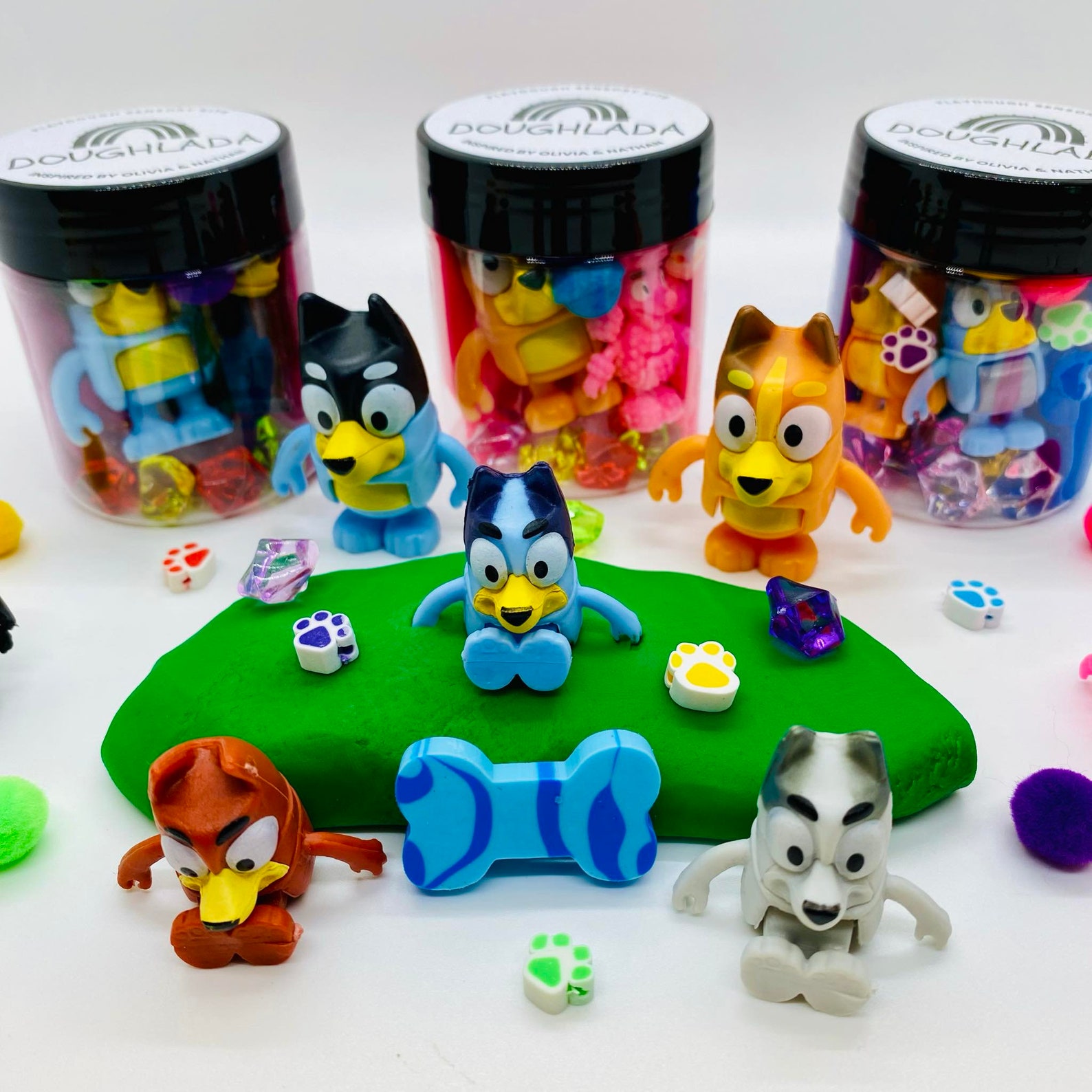 Bluey Playdough Sensory Kit - Etsy