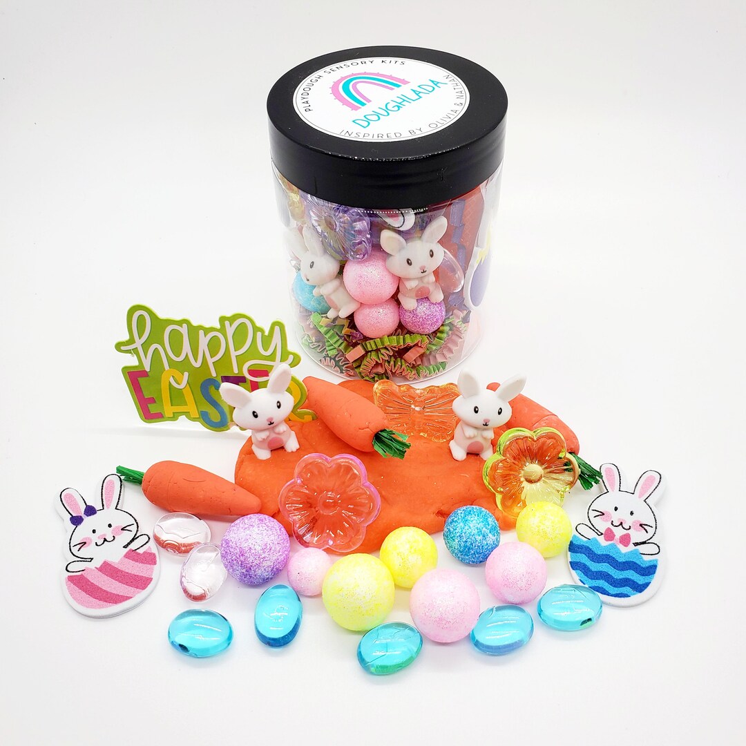 Easter Mini Playdough Sensory Kit - Etsy