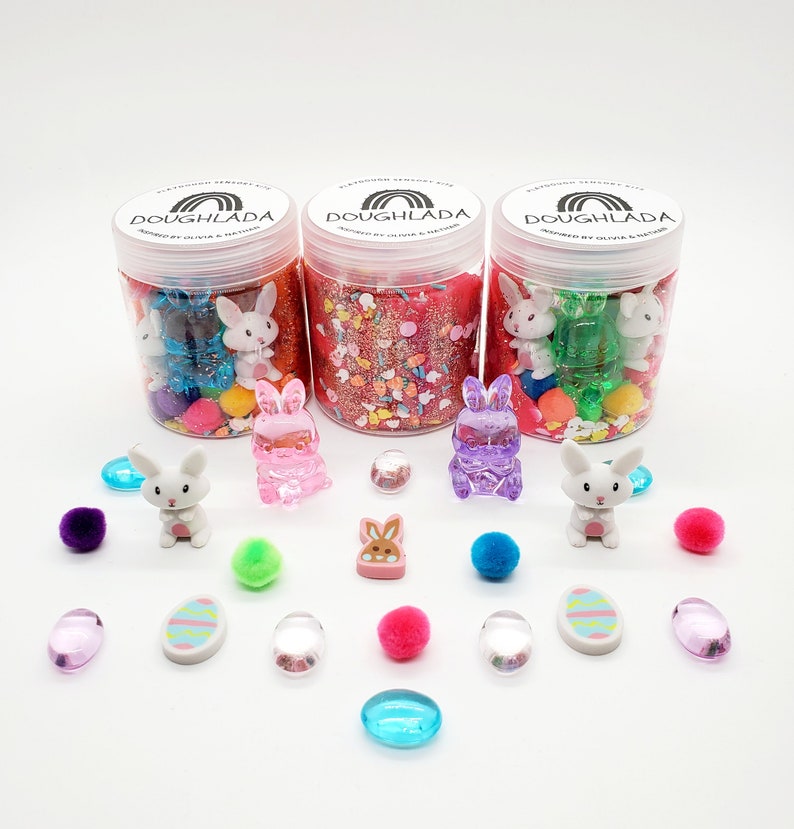 Easter Mini Playdough Sensory Kit - Etsy