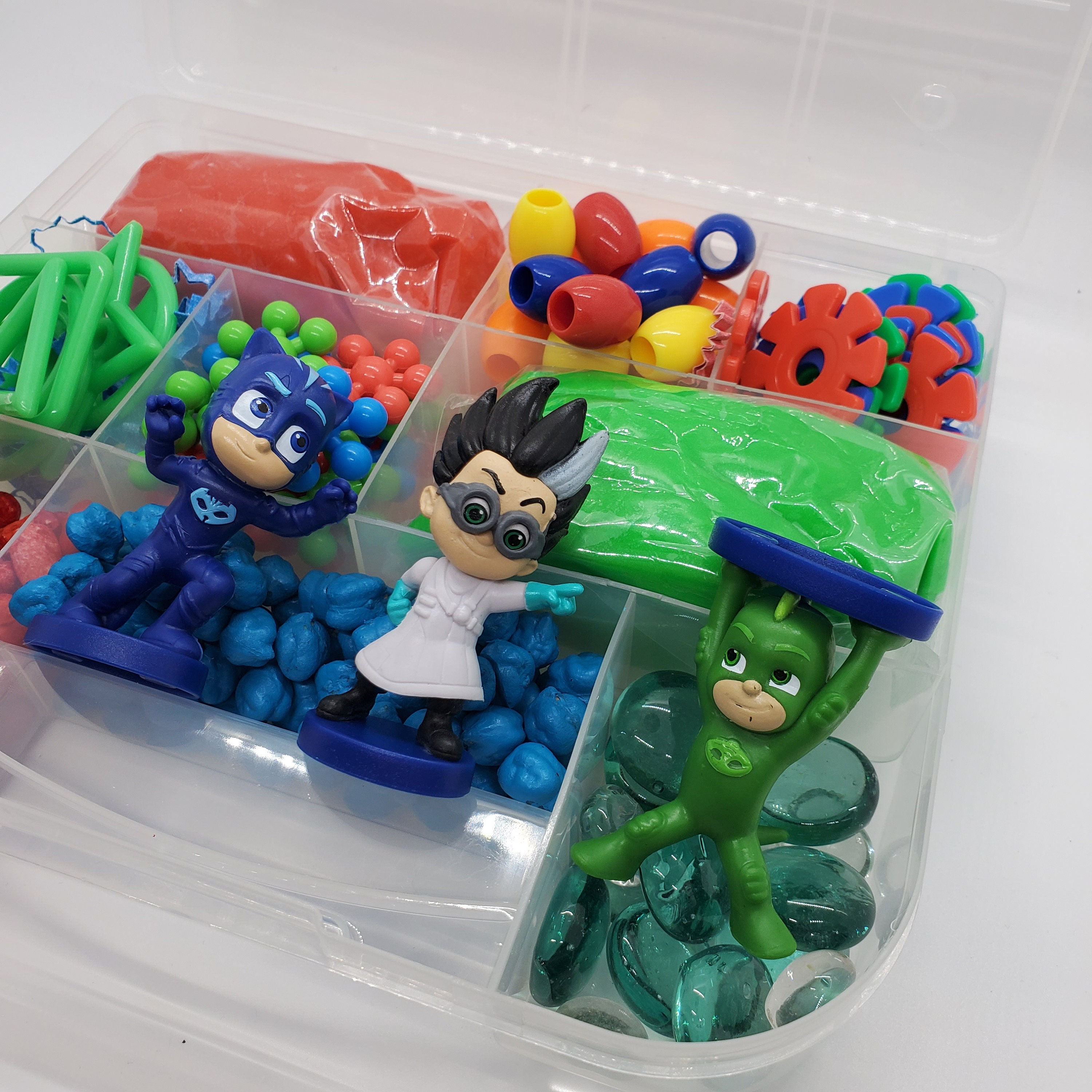 PJ Masks Playdough Sensory Kit - Etsy