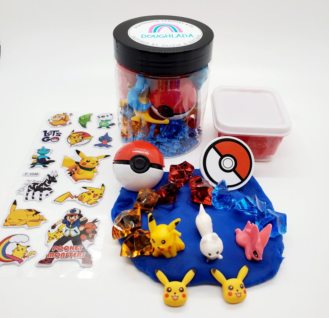 Pokemon Playdough Sensory Kit - Etsy