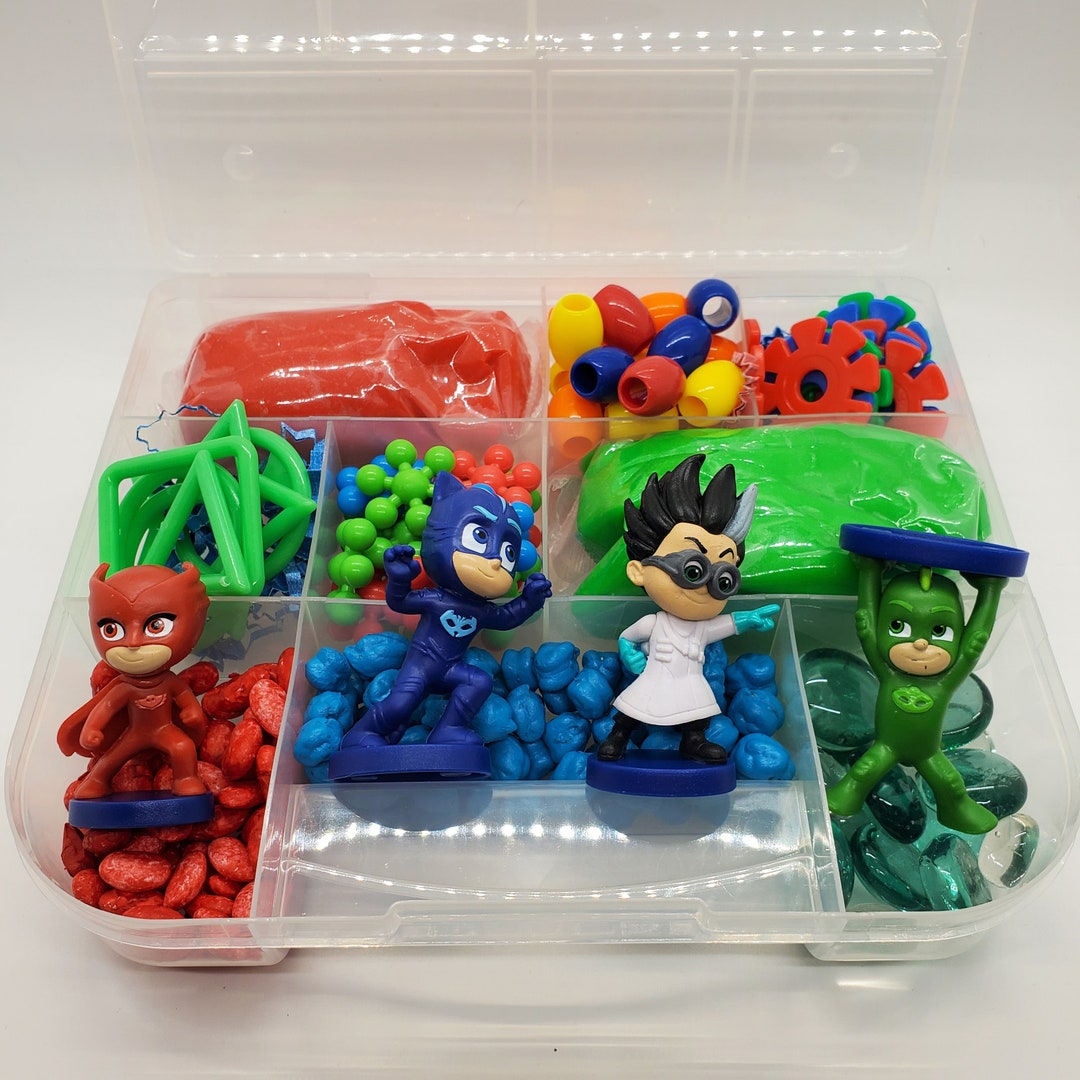 PJ Masks Playdough Sensory Kit - Etsy