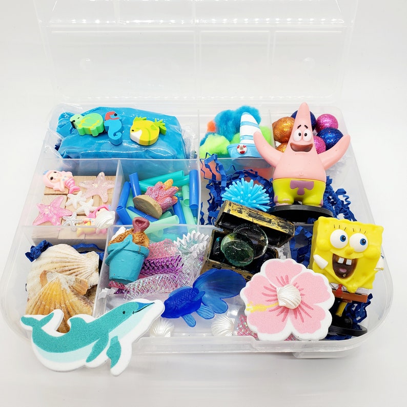 Spongebob Playdough Sensory Kit - Etsy