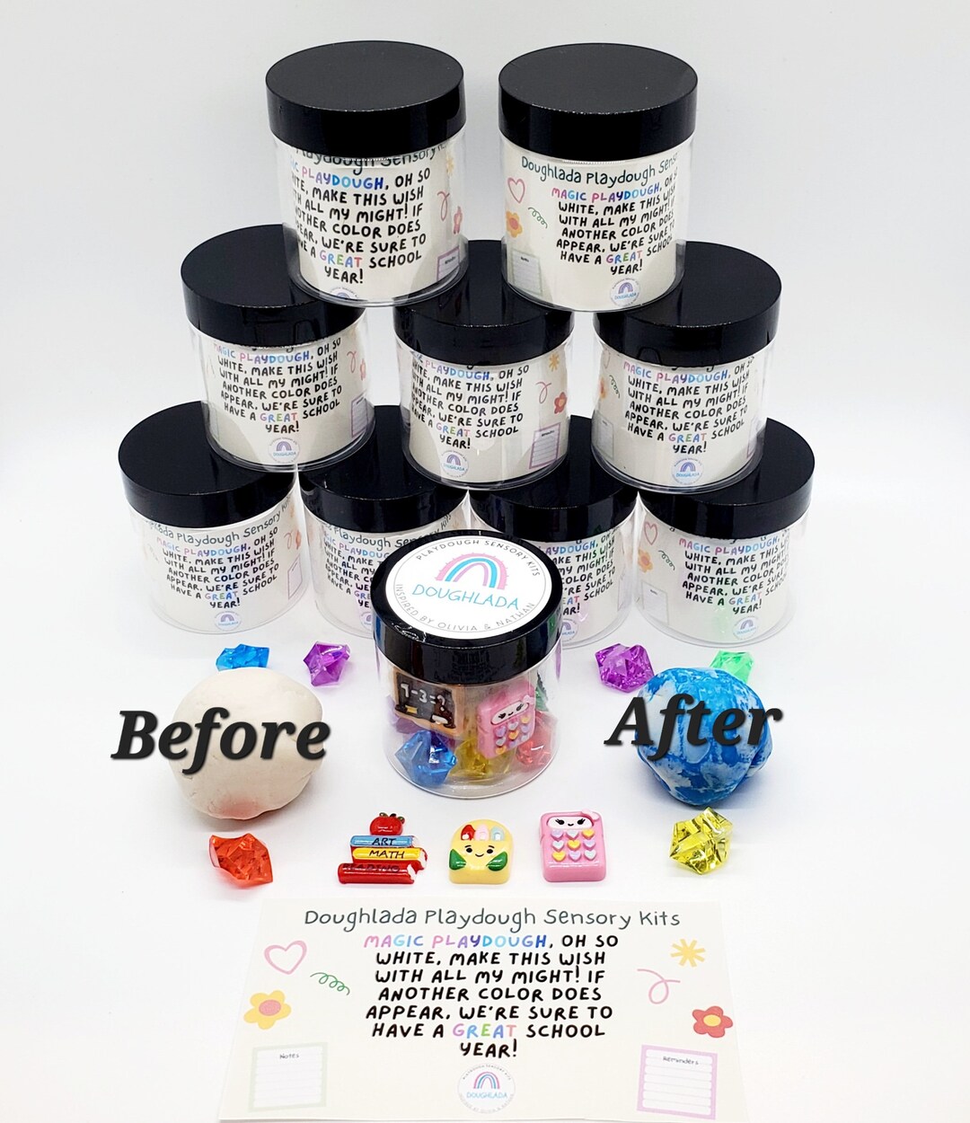 Magic Color Changing Back to School Playdough Jar - Etsy