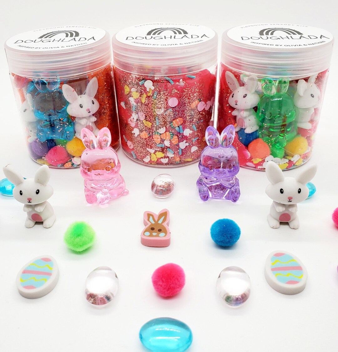 Easter Mini Playdough Sensory Kit - Etsy